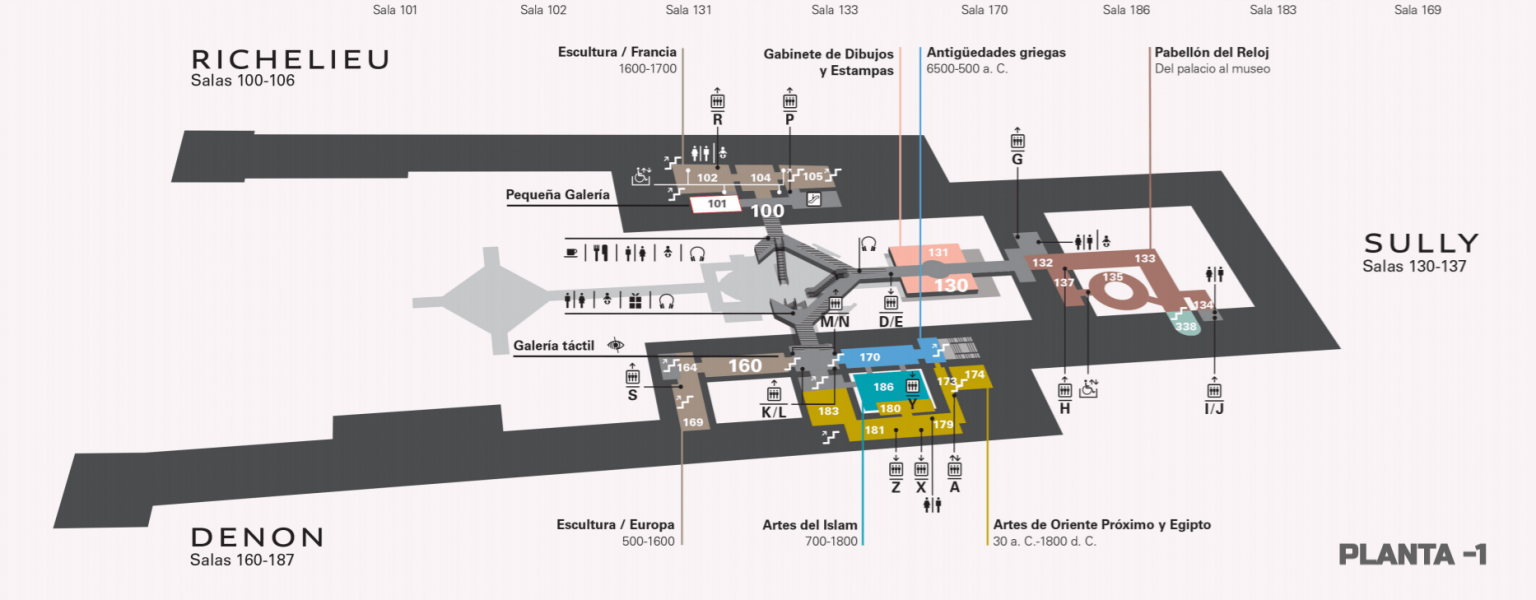 Museo Louvre Mappa | Museo del Louvre – DXCF